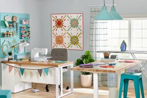 9 Sewing Room Lighting Ideas for More Comfortable Sewing - Hampers and ...
